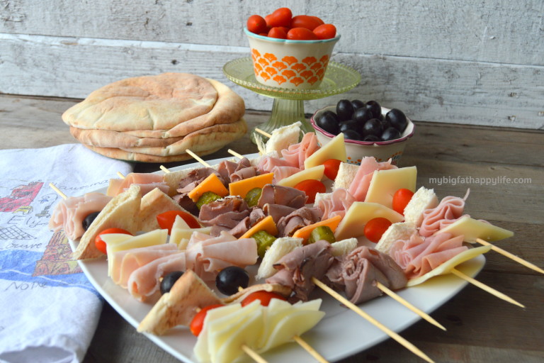 Sandwich Kabobs - My Big Fat Happy Life
