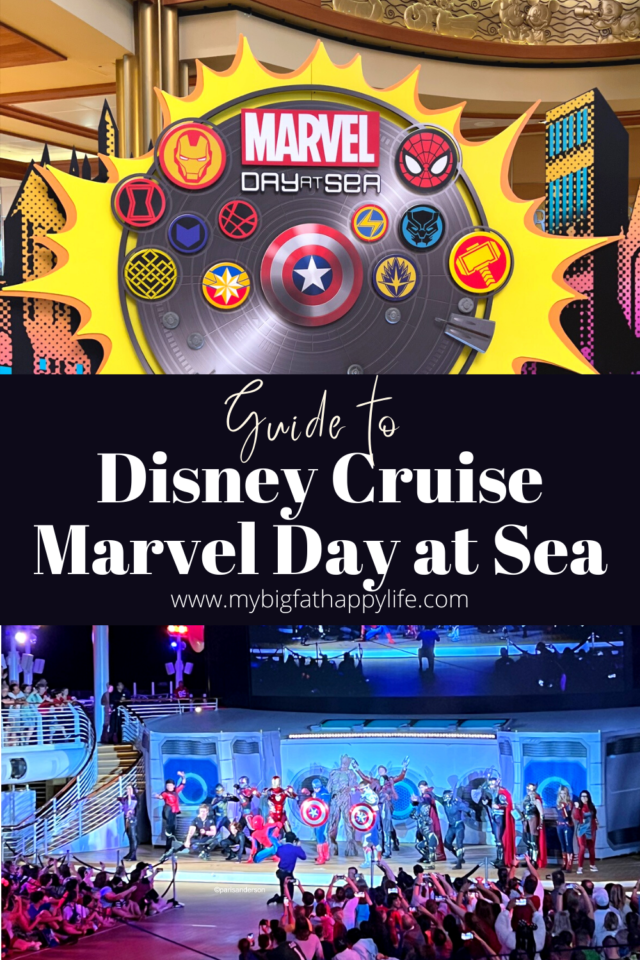 Guide to Disney Cruise Line Marvel Day at Sea - My Big Fat Happy Life